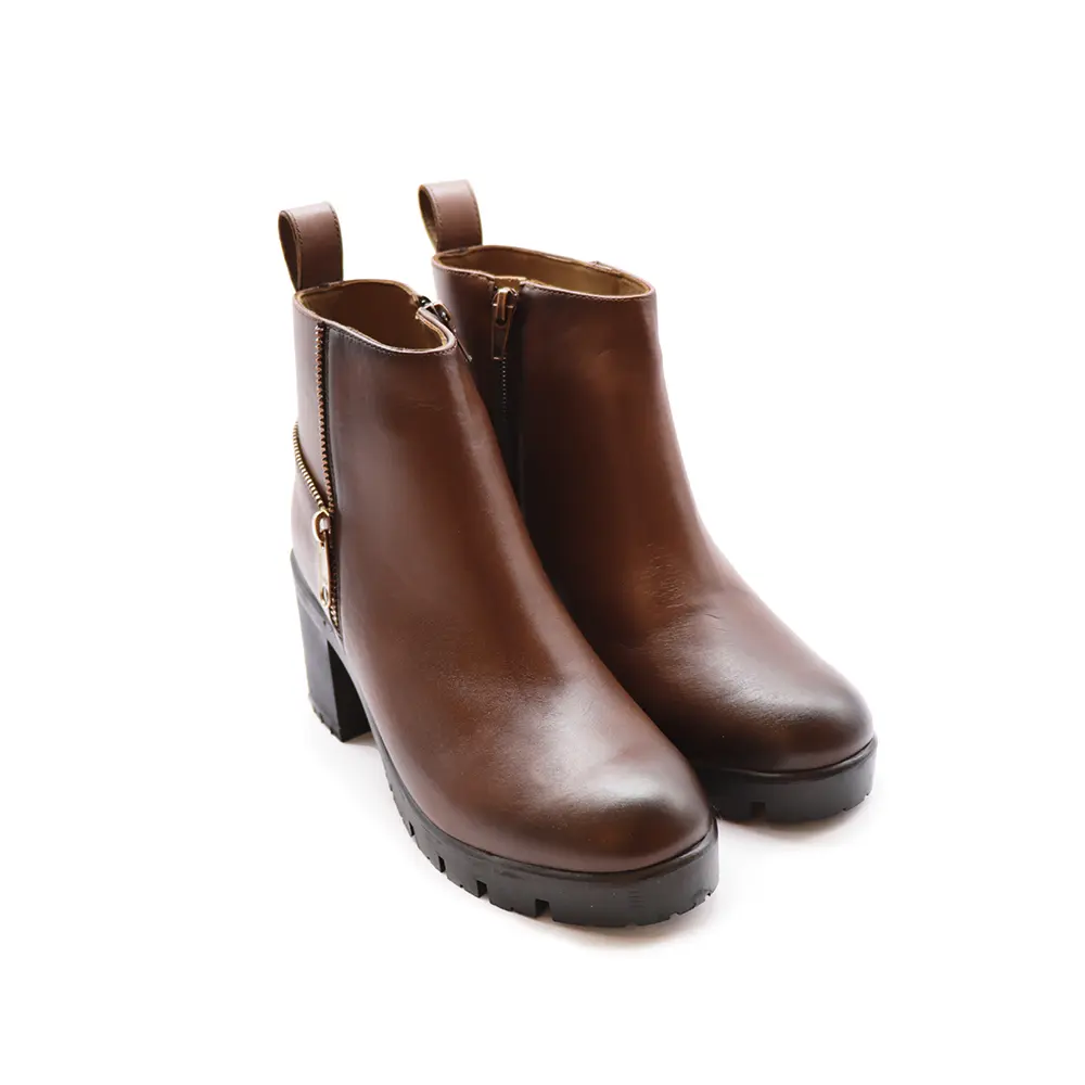 Botines de Mujer Color Coñac – Adriano Gina 02